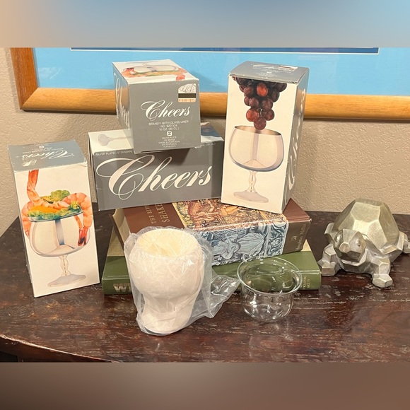 Cheers & VINTAGE | Dining | Vintage Nib Cheers Silver Plated Brandy ...